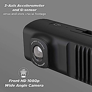 Scosche NEXC2128-XCES0 Full HD Two-Way Smart Dash Cam Powered by Nexar with Suction Cup and 128GB Memory