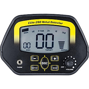 BARSKA Winbest Pursuit-200 Metal Detector, Black (BE12594)