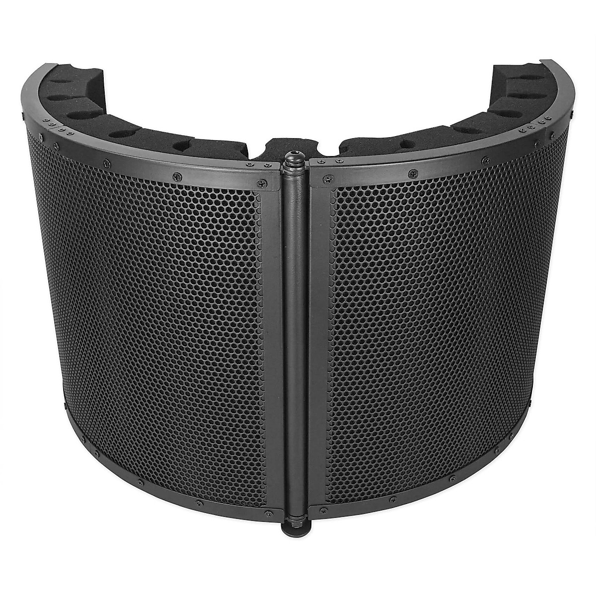 Rockville Large Studio Mic Isolation Shield Vocal Recording Booth (ROCKSHIELD 4)