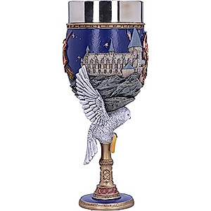 Nemesis Now Harry Potter Goblet, Hand Painted Harry Potter Collectible Chalice, Wizarding Wrold Cup, Ideal Gift for Potterheads - Hogwarts