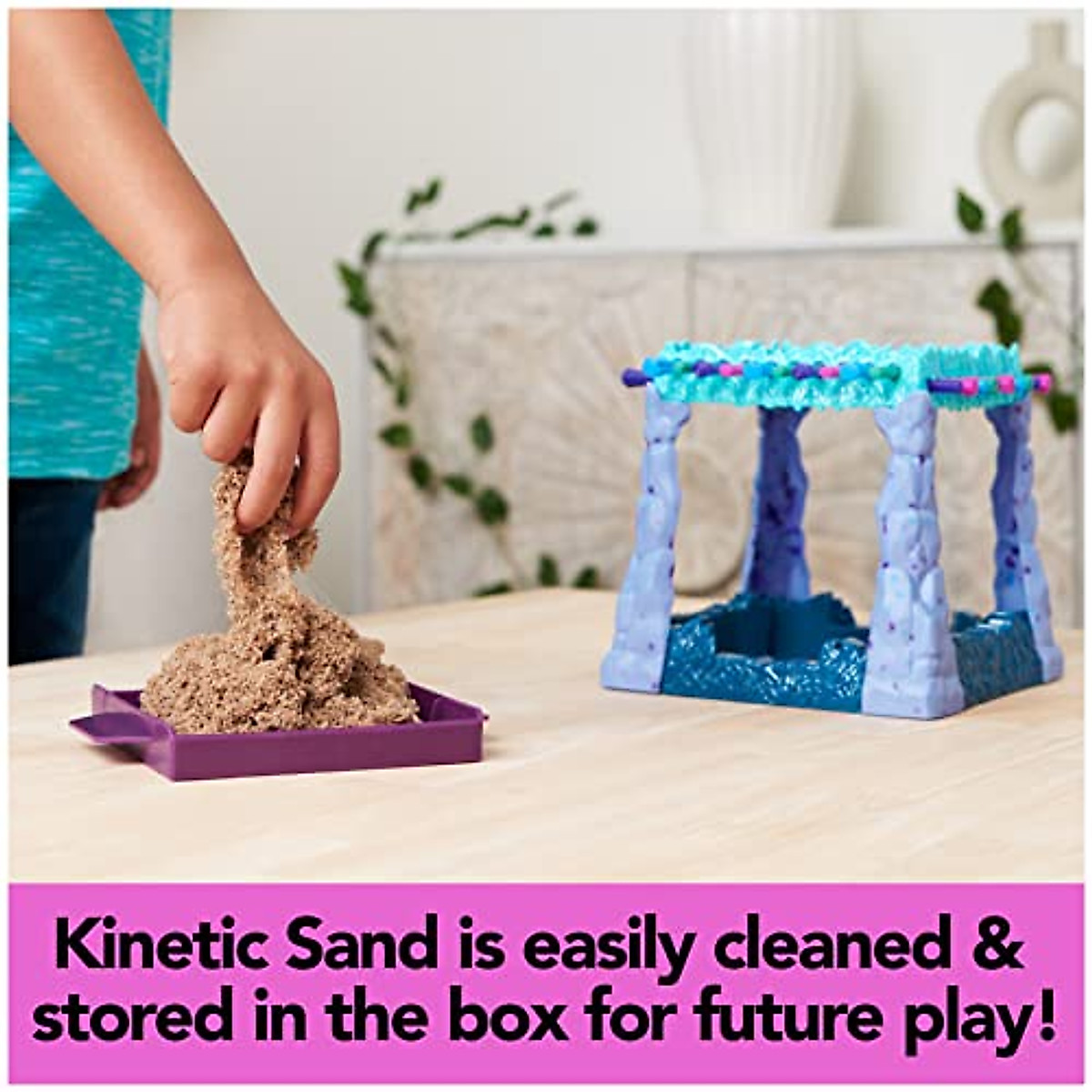 Spin Master Games Sink N’ Sand, Midnight Jungle Amazon Exclusive Kids Board Game with Kinetic Sand for Sensory Fun Gift Idea, for Preschoolers and Kids Ages 4 and up