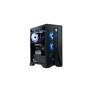 MSI Aegis R Gaming Desktop PC, Intel Core i7-12700F, GeForce RTX 3060, 16GB Memory (Dual-CHL), 1TB NVMe SSD, WiFi 6, Liquid Cooling, USB Type-C, Win 11 Home, Keyboard and Mouse (12TC-267US)