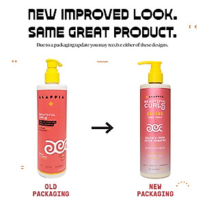 Alaffia Hair Care, Beautiful Curls Curl Defining Cream Shampoo, Coily to Curly Hair Products, Natural Shampoo, No Sulfates with Shea Butter, Essential Oils, Comfrey, Arnica 12 Fl Oz