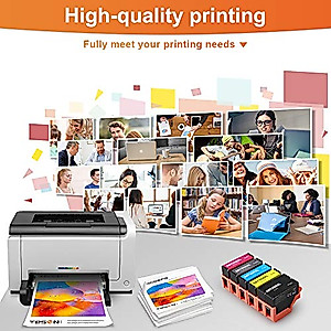 TESEN Remanufactured 302XL Ink Cartridge Replacement for Epson 302XL 302 T302XL T302 with Upgraded Chip Use with Epson XP-6000 XP-6100 Printer 5 Pack T302XL020 T302XL120 T302XL220 T302XL320 T302XL420