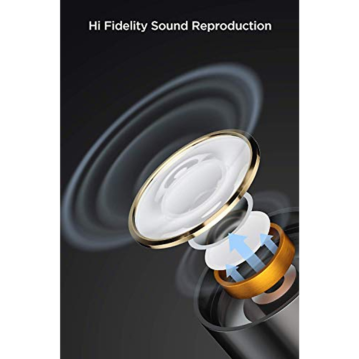 1MORE Stylish True Wireless Earbuds, Bluetooth 5.0, 24-Hour Playtime, Stereo In-Ear Headphones with Charging Case, Built-in Microphone, Alternate Pairing Mode (Renewed)