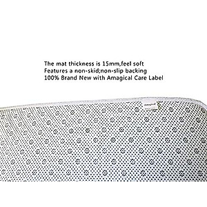 Amagical Zen Garden Theme 16 Piece Shower Curtain Set Bathroom Mat Set Orchid Flowers and Stones in Zen Garden Sunny Day Pattern Bath Mat + Contour Mat + Toilet Cover + Shower Curtain and 12 Hooks