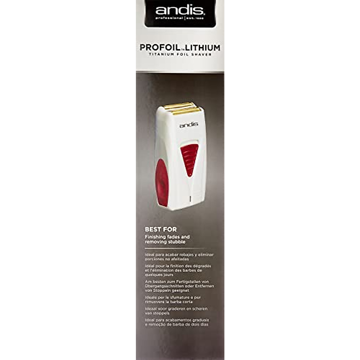 Andis TS-1 Gold Titanium Foil Shaver