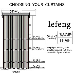 Geometric Semi Sheer Window Curtain Panel Pairs with Moroccan Grey and Green Trellis Print Canvas Fabric for Kids Room Grommet Top Long Window Drapes for Living Room Bedroom, 54×95 Inch, Grey/ Green