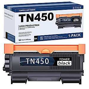 TN450 Black High Yield Toner Cartridge Replacement for Brother MFC-7240 MFC-7860DW Printer,TN4501PK