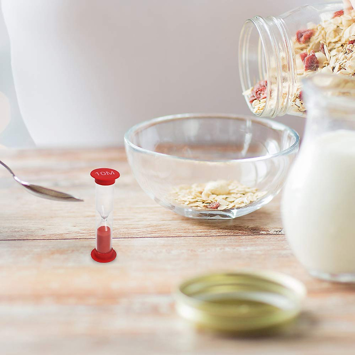 LZYMSZ 6 Pack Sand Timer Colorful Hourglass Sandglass Timer 30 sec/ 1 min//2 mins/ 3 mins/5 mins/10 mins/Sand Clock Timer for Kids Games Classroom Home Office