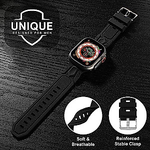 Bandiction Compatible with Apple Watch Bands 44mm 40mm 38mm 42mm 41mm 45mm 46mm 49mm, iWatch Bands Women Men,Adjustable Braided Solo Loop Elastic Sport Band for iWatch Ultra SE Series 10/9/8/7/6/5/4