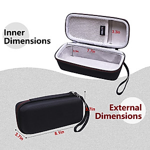 LTGEM EVA Hard Case for Zoom Tascam DR-05X / Zoom H5 4-Track Portable Recorder - Travel Protective Carrying Storage Bag