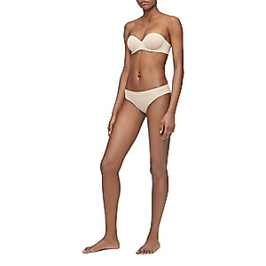 Calvin Klein Women's Perfectly Fit Strapless Convertible Push-Up Bra Bare