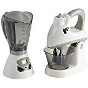 Constructive Playthings Play Kitchen Appliances, Kids Blender and Mixer Toy, Realistic Designs, Developmental Toddler Toys, Ages 3 Years and Up