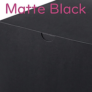 JINMING 25 Small Gift Boxes 2x2x2 Inches, Gift Boxes with Lids, Matte Black Gift Boxes Bulks for Christmas, Father's Day, Cupcake, Candy, Birthday, Groomsman Proposal Boxes for Light Gifts