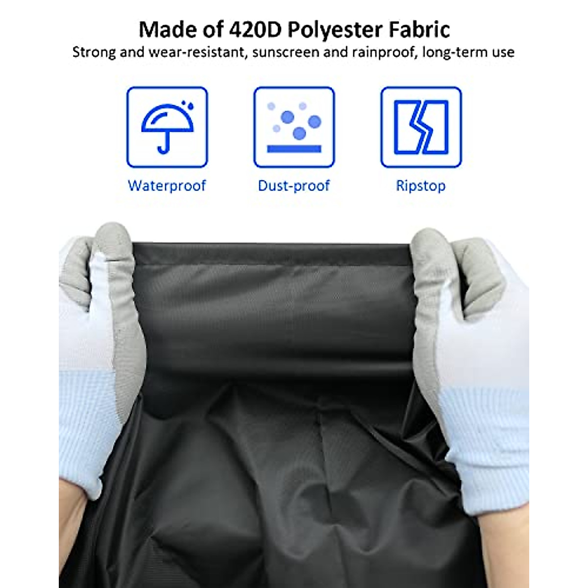 27“ Fire Pit Cover Round Fits for Solo Stove Yukon 2.0 - Stove Accessories for Camping and Outdoors Black