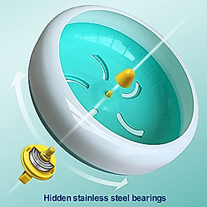 Hamster Wheel,Silent Hamster Wheel,Silent Spinner,Quiet Hamster Wheel,Super-Silent Hamster Exercise Wheel,Adjustable Stand Silent Spinner Hamster Wheel for Hamsters,Gerbils,Mice,Small Pet 7in (Blue A)