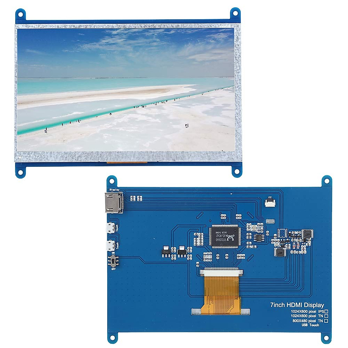 eboxer-1 Display Screen for Raspberry Pi, HD Display Screen, Strong and Durable for Computer Monitor