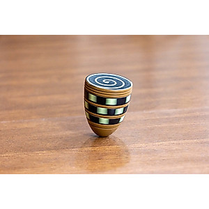 Ancient Toys – Wooden Spinning Top - King TUT’s Top - Perfect Way to Introduce History with Toys Used by Children Thousands of Years Ago. Packaged in Attractive Gift Box with Spinning String!