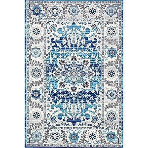 nuLOOM Tameika Area Rug, 8x10, Aqua