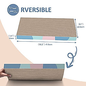 WDTKPTXL Cat Scratcher Cardboard Cat Scratch Pad Reversible Cat Scratching Mat for Indoor Cats with Catnip