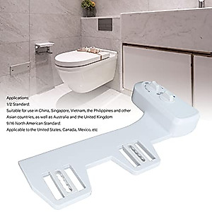 Haofy Bidet Attachment Deep Toilet Bidet Self Water Pressure Dual Nozzle Easy Installation for Womens Washing (3/8)