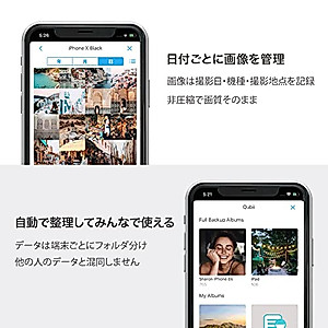 Qubii Photo Storage Device , Auto Backup Photos & Videos, Photo Stick for iPhone [128GB - Pink]