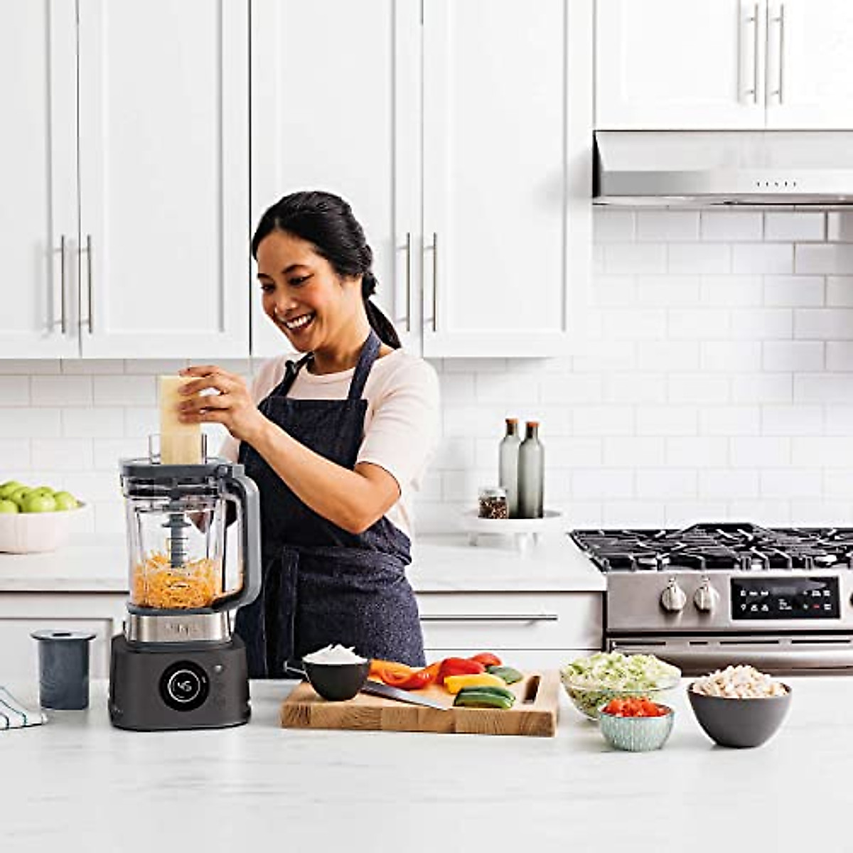 Ninja CO401B Foodi Power Blender Ultimate System with 72 oz Blending & Food Processing Pitcher, XL Smoothie Bowl Maker and Nutrient Extractor* & 7 Functions, Black (Renewed)