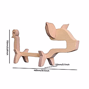 SEASD Wine Rack Wooden Bottle Rack Animal Bottle Rack Creative Decoration Wine Rack Animal Shape