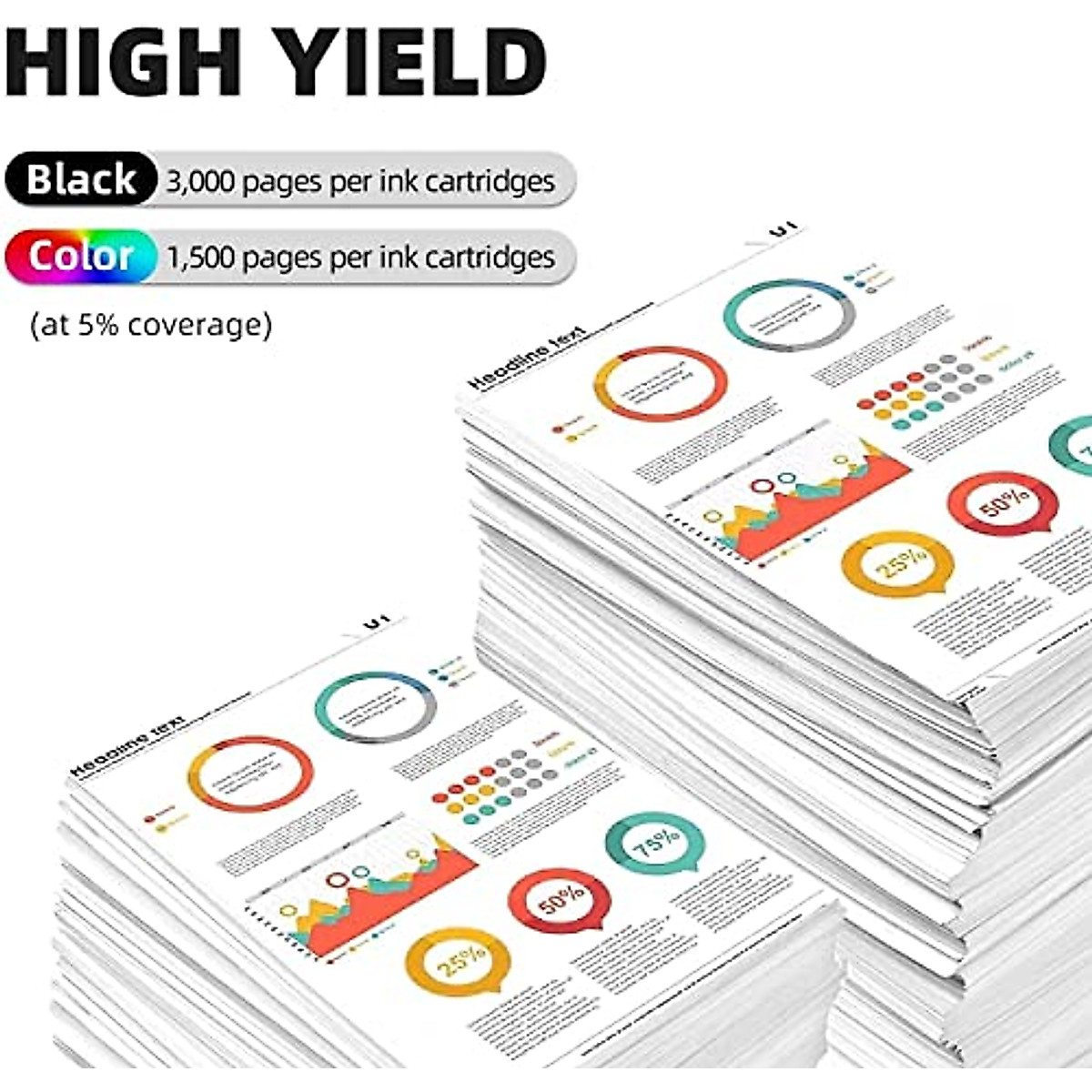 LC3019 3019 3017 Ink Cartridges Replacement for Brother LC3017XL LC3019XL Work for MFC-J5330DW MFC-J6930DW MFC-J6530DW MFC-J5335DW MFC-J6730DW Ink Cartridges (Black, , Cyan, Magenta, Yellow, 4 Pack)