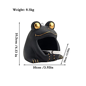 AETVRNI Mini Countertop Trash Can, Cartoon Trash Can, for Home Or Outdoor,Crafts Decoration,A