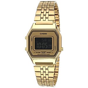 Casio LA-680WGA-9B – Clock with Quartz Movement, for Women, Gold Colour, Gold, UINICA, Fashion