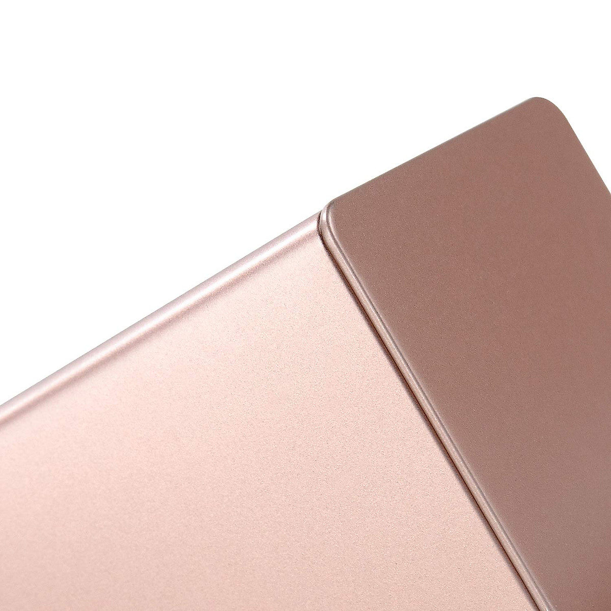 Tianhui Square Tin Can Empty Cube Steel Box Storage Container kit 65mm Series for Treats, Gifts, Favors, Loose Tea, Coffee and Crafts, Rose Gold, 3S