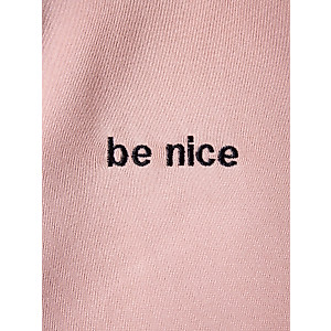 SOLY HUX Men's Casual Colorblock Pullover Fashion Loose Fit Long Sleeve Graphic Trendy Drawstring Hoodie Sweatshirt Black Pink L