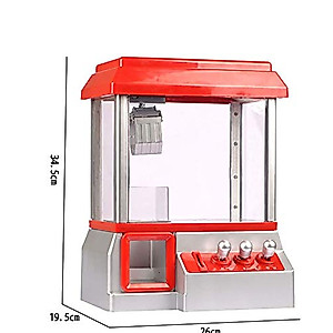 Xiangtat Large Claw Toy Grabber Mini Arcade Machine with Lights & Sounds - Electronic Claw Toy Grabber Machine, Animation, Authentic Arcade Sounds for Exciting Play – with Volume Control Switch