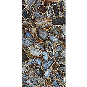 24"x12" Mix Multi Colour Agate Table Top Rectangular Table, Center Table, Coffee Table, Patio Table, Hallway Table, Living Room Furniture