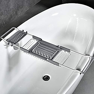 ToiletTree Products Aluminum Bathtub Caddy Tray