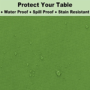 Plastic Lime Green Tablecloths 3 Pack Emerald Green Disposable Table Covers 54" x 108" Sage Green Table Cloths for Jungle Safari Dino Parties Birthdays Weddings, Fits 6 to 8 Foot Rectangle Tables
