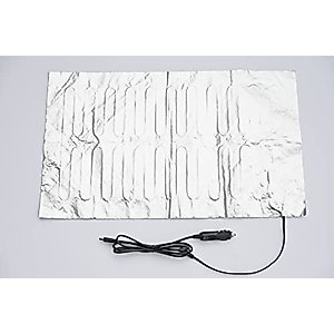 23"x14" Food Delivery Heater Pad for Bag Car 12v. DC Pizza Warmer for Belleford, Herculean, BlueVoy, Kibaga, NZ Home, Rubbermaid fits 23"x14"x15", (23"x14") Homevative (Silver, 23"x14")