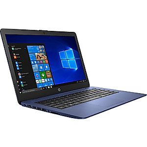 HP Stream 14-ds0036nr 14-inch HD Touchscreen Laptop, AMD A4-9120e Dual-Core, 4GB DDR4 RAM, 64GB eMMC, AMD Radeon R3 Graphics, Windows 10 Home, WiFi Bluetooth Royal Blue (Renewed)