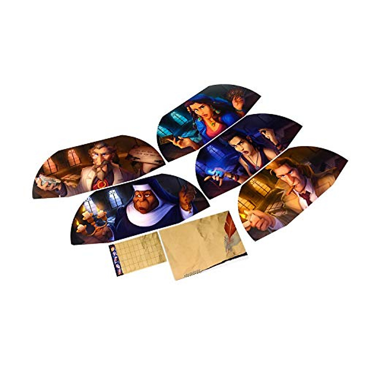 Paranormal Detectives Party Game | Murder Mystery Board Game | Crime Scene Investigation Game for Kids and Adults | Ages 12+ | 2-6 Players | Avg. Playtime 30-150 Minutes | Made by Lucky Duck Games