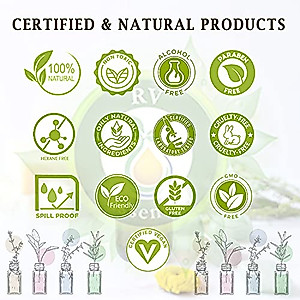 R V Essential Pure Oregano Essential Oil 5ml (0.169oz)- Origanum Vulgare (100% Pure and Natural Therapeutic Grade)