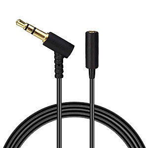 Headphones Extension Cable Cord Line 3.5mm Audio Splitter Wire,3.5mm Male to Female Replacement Stereo Audio Cable Aux Extension Cords Compatible with Bose QuietComfort QC45 QC35II QC35 QC25 QC15- 4FT