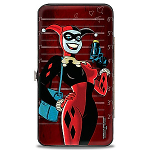Buckle-Down Women's Hinge Wallet-Harley Quinn, 7" x 4"