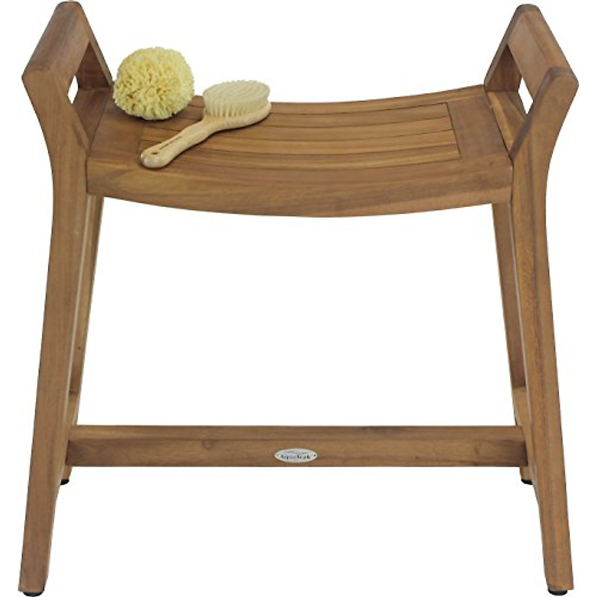Patented Asia Ascend Teak Shower Bench with Elevated Height