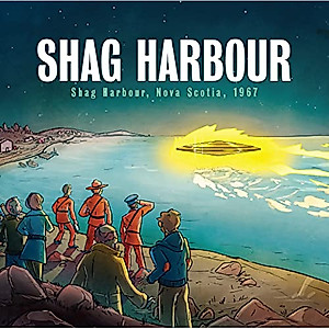 UFO Tops | Shag Harbour | Metal Spinning Top | Inspired by The 1967 Shag Harbour, Nova Scotia UFO Incident | Raw Stainless Steel UFO with Solar Yellow Power Core™