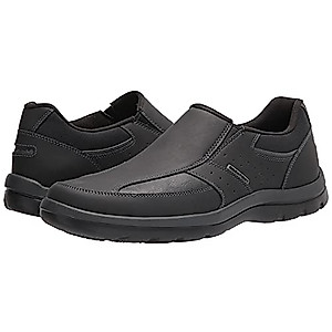 Rockport Men's Get Your Kicks Slip-On Black Loafer 9.5 W (EE)-9.5 W