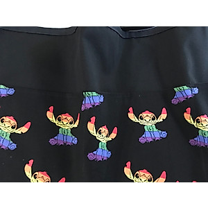 Waitress or Server, cute Stitch, 3 Pocket Half Apron, Check out 300 more aprons @ (handmade Janet Apron) restaurant cooking kitchen