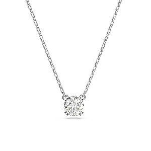 SWAROVSKI Constella Pendant Necklace, White Crystals on a Rhodium Finish Setting, Part of the Constella Collection