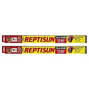 Zoo Med 2 Pack of T5 HO ReptiSun 10.0 UVB Lamps
